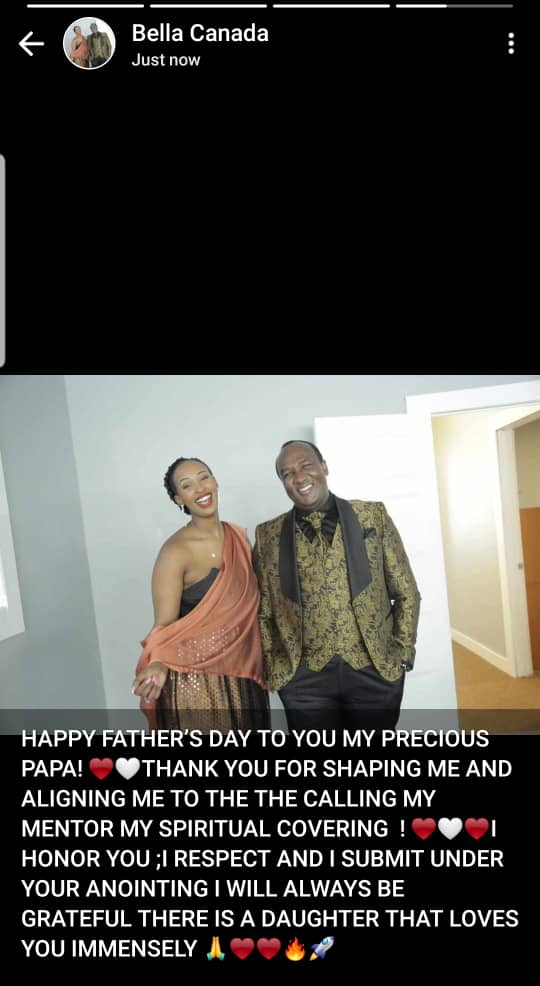 My spiritual father, Happy Father's Day - Prophetess Bella (…)